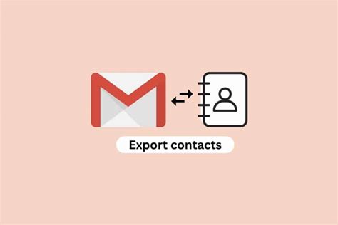 How To Export Contacts From Gmail TechCult