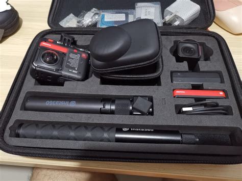 Action Camera Insta One Rs Twin Model Lens K Boots Lens With Accessories Original Dive