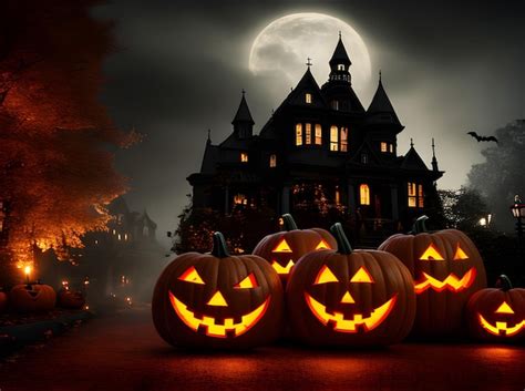 Premium AI Image Halloween Cinematic UHD K Generative AI Generated