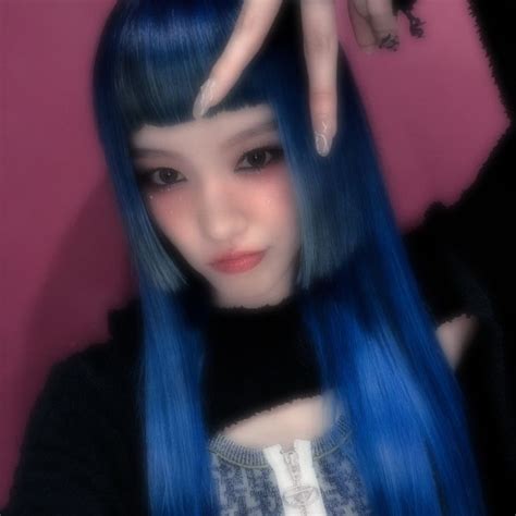 Chisa Icon Blue Hair Hair Icon