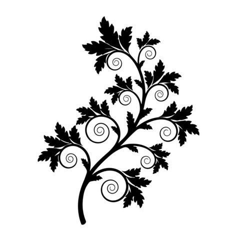 Leafy Spiral Pattern Vector Art Icons And Graphics For Free Download