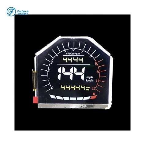 Htn Transflective Positive LCD Universal Electric Digital Speed Meter Customized LCD Screen For
