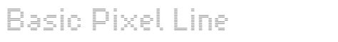 Basic Pixel Line Font Webfont And Desktop Myfonts
