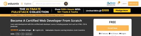 Best Free Online Web Development Courses Certificates