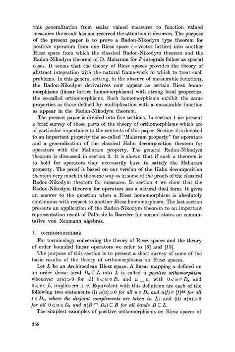 Solution A Radon Nikodym Type Theorem Linear Algebra Radon Nikodym Radon Nikodym Theorem