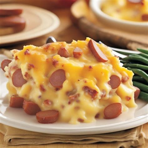 Heartwarming Cheese Potato And Smoked Sausage Casserole Recipe