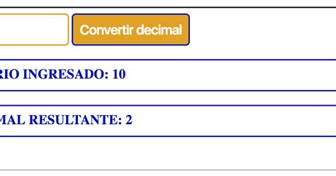 Informaticalibre84 Calculadora Binario Decimal Codigo Php Css Y