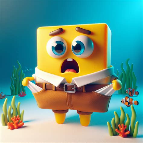 Spongebob Viewing His Empty Pockets Blank Template Imgflip