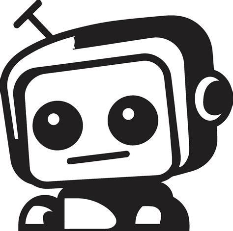 Pocket Pal Badge Small Robot Vector Icon For Compact Connections Mini Mech Marvel Insignia