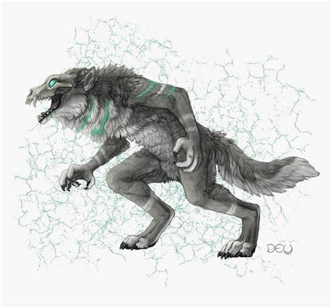 Zombie Wolf Drawings