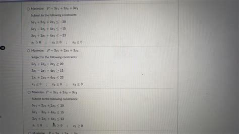 solved in the simplex method which of the following is