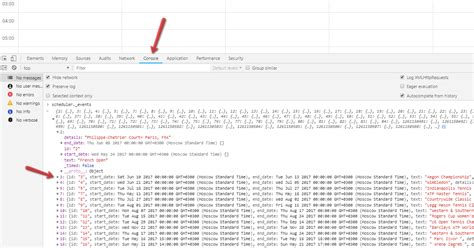 Events Show But Then Disappear When Loading Data From Multip
