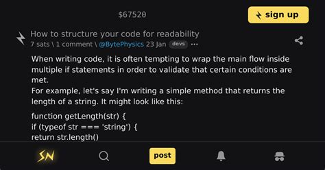 How To Structure Your Code For Readability Stacker News ~devs