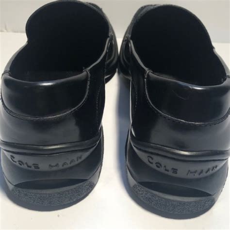 Cole Haan Shoes Cole Haan 95m Black Nike Air Leather Loafer Poshmark