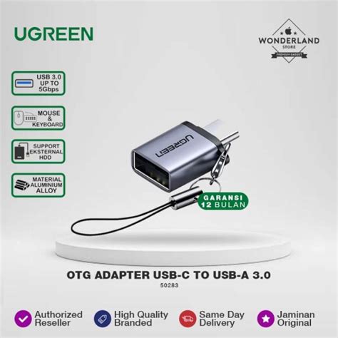 Jual Ugreen Otg Converter Usb C To Usb A Transfer Data Charging Mouse Di Seller Wonderland