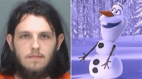 Man Arrested For Having Sex With Stuffed Olaf Snowman Toy In Front Of Man Arrested For Having Sex With Stuffed Olaf Snowman Toy In Front Of