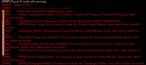 Artisan Valley Errors Rstardewvalleyexpanded