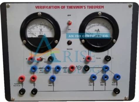 Thevenins Theorem Trainer Kit For Laboratory Model Name Number At