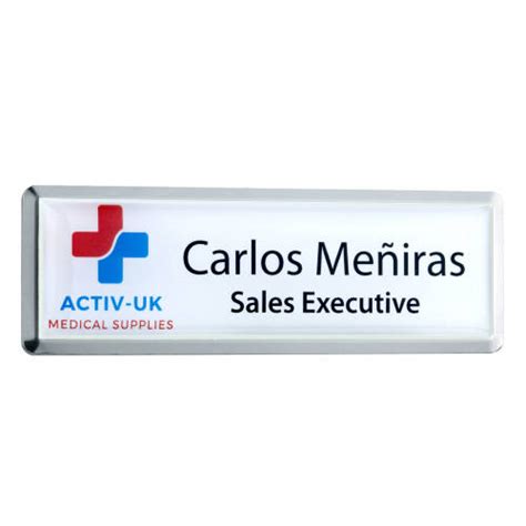 Branded Excel Staff Name Badges Total Merchandise