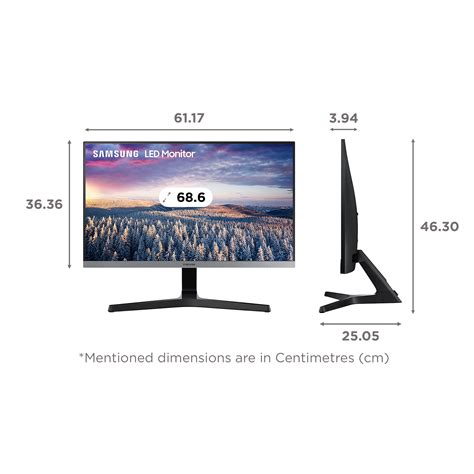 Buy SAMSUNG 68 6 Cm 27 Inch Full HD IPS Panel LCD Bezel Less Monitor With Flicker Free