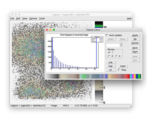 ROOT Tutorials Visualisation Image Hist Image C File Reference