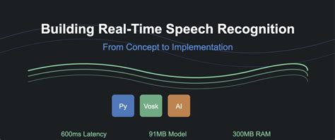 Building An Offline Speech Recognition System With Python And Vosk