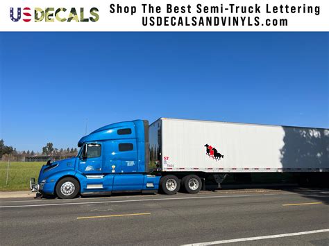 Shop The Best Usdot Semi Truck Lettering Decals On The Web Us Decals