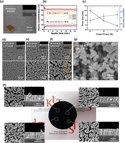 The Morphological Controllability Of The Nanoporous Pt Thin Films