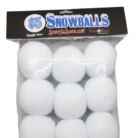 Soft Snowballs 12 Pkg Stuff For Santa