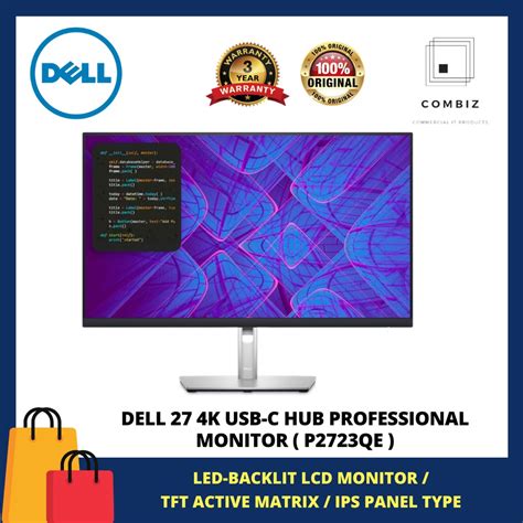 Dell K Usb C Hub Professional Monitor P Qe Pre Order Contact Seller For Stock