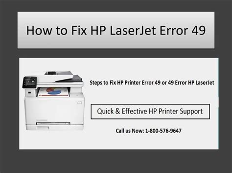 Ppt Fix Hp Laserjet Error 49 Powerpoint Presentation Free Download Id 8142657