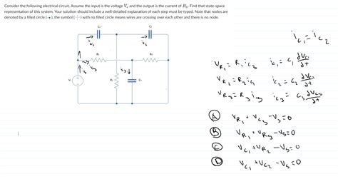 Finding State Space Representation Of Circuit R Electricalengineering