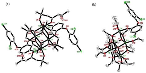 Molecular Structure Of Compound 1 A And Molecular Structure Of