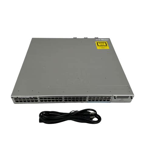 Cisco Ws C3850 12x48u S Switch 48 Port Gigabit 12 Multigigabit 1100w Power Supply