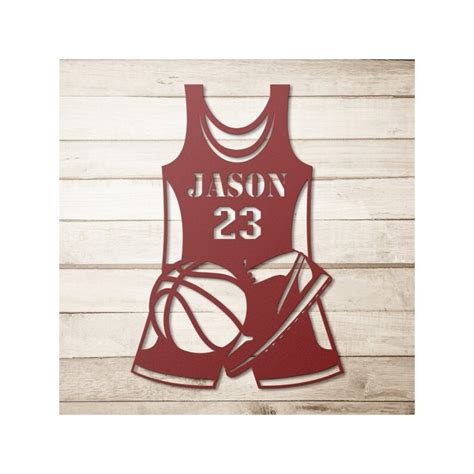 Dinozozo Basketball Uniform Custom Name And Number Custom Metal Signs