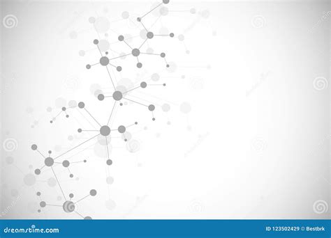 Molecular Structure Background And Communication Abstract Background From Molecule Dna Stock