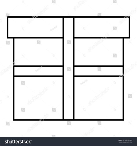 Square Box Icon Outline Illustration Square Stock Vector Royalty Free 560342302 Shutterstock