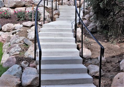 Classic Wrought Iron Landscape Railing Great Lakes Metal Fabrication