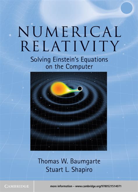Numerical Relativity Solving Einsteins Equations On The Computer 1st Edition Premiumjs Store