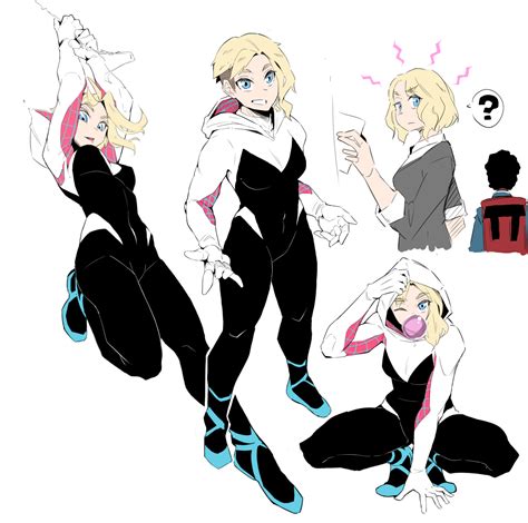 Spider Gwen Gwen Stacy And Miles Morales Marvel And More Drawn By Nexas Danbooru