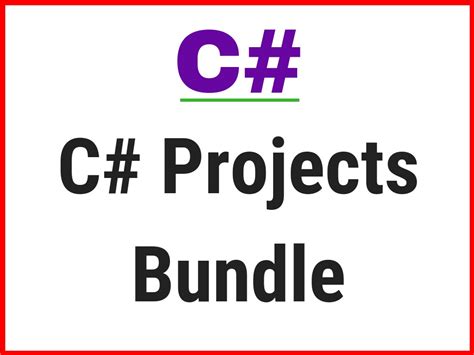 C Projects Source Code Bundle 1bestcsharp