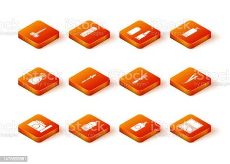 크림 화장품 튜브 샴푸 병 액체 비누 피펫 스프레이 캔 헤어 브러시 거울이있는 메이크업 파우더 및 컬링 아이언 아이콘을 설정합니다 벡터 3차원 형태에 대한 스톡 벡터 아트