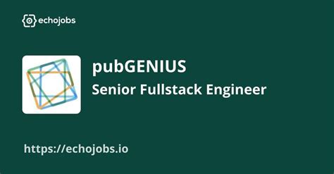 pubgenius is hiring senior fullstack engineer remote usd 60k 85k