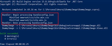 Anuraj Working With Libman And Dotnet Bundle Commands