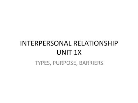 Interpersonal Relationshippdf