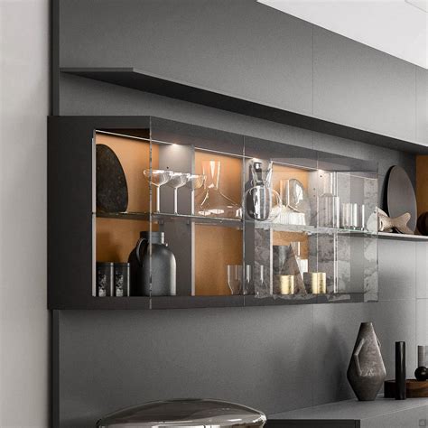 Plan Glass Clear Glass Living Room Wall Unit Diotticom