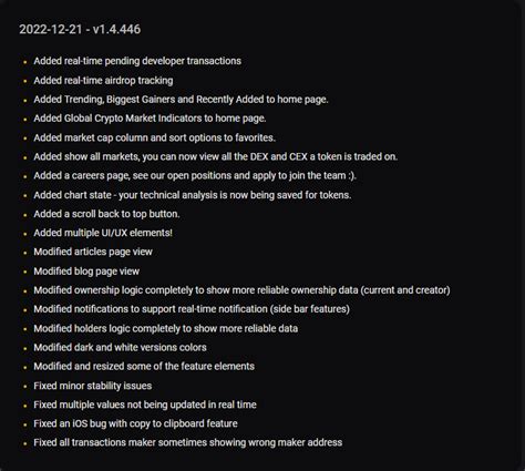 have you seen the latest update on coinscan xoxo sleek 😍 r ethdev