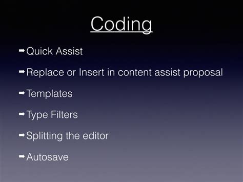 eclipse ide tips and tricks lakshmi priya shanmugam ppt