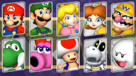 Mario Party 8 Character List