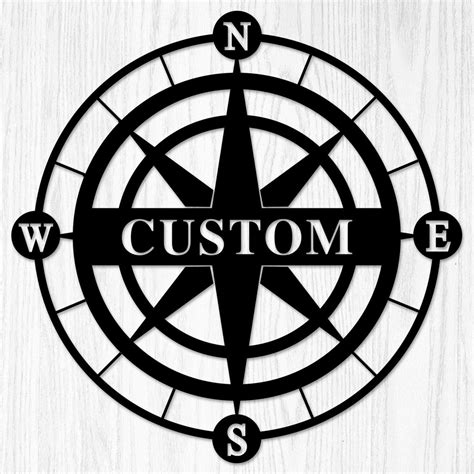 Custom Compass Wall Art Metal Designs And Home Decor Made In The Usa Kands Design Elements